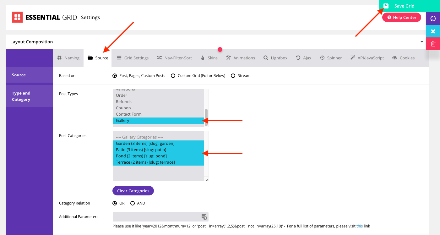 Create Project Grid - QreativeThemes
